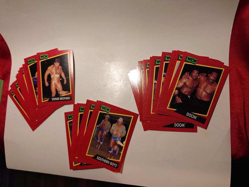129 Rare Vintage 1991 WCW Wrestling Cards - Etsy