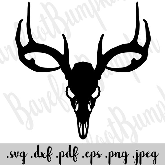 Deer Skull SVG Instant Download Etsy Deer Skull SVG Instant Download Etsy