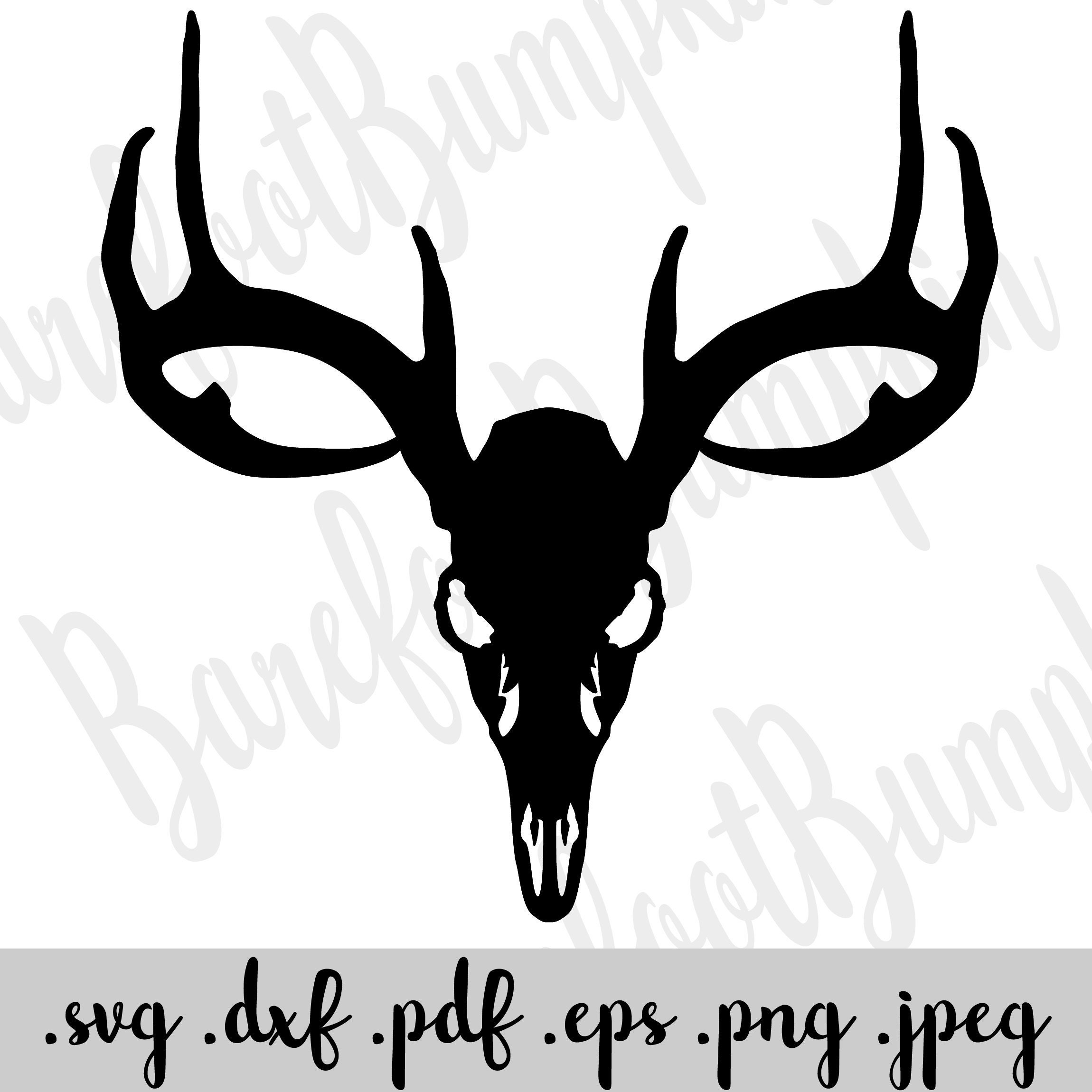 Deer Skull SVG Instant Download - Etsy Canada