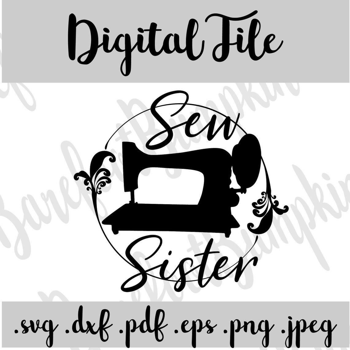 Sew Sister SVG Instant Download - Etsy Australia