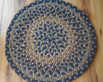 Wool Braided Rug | Etsy