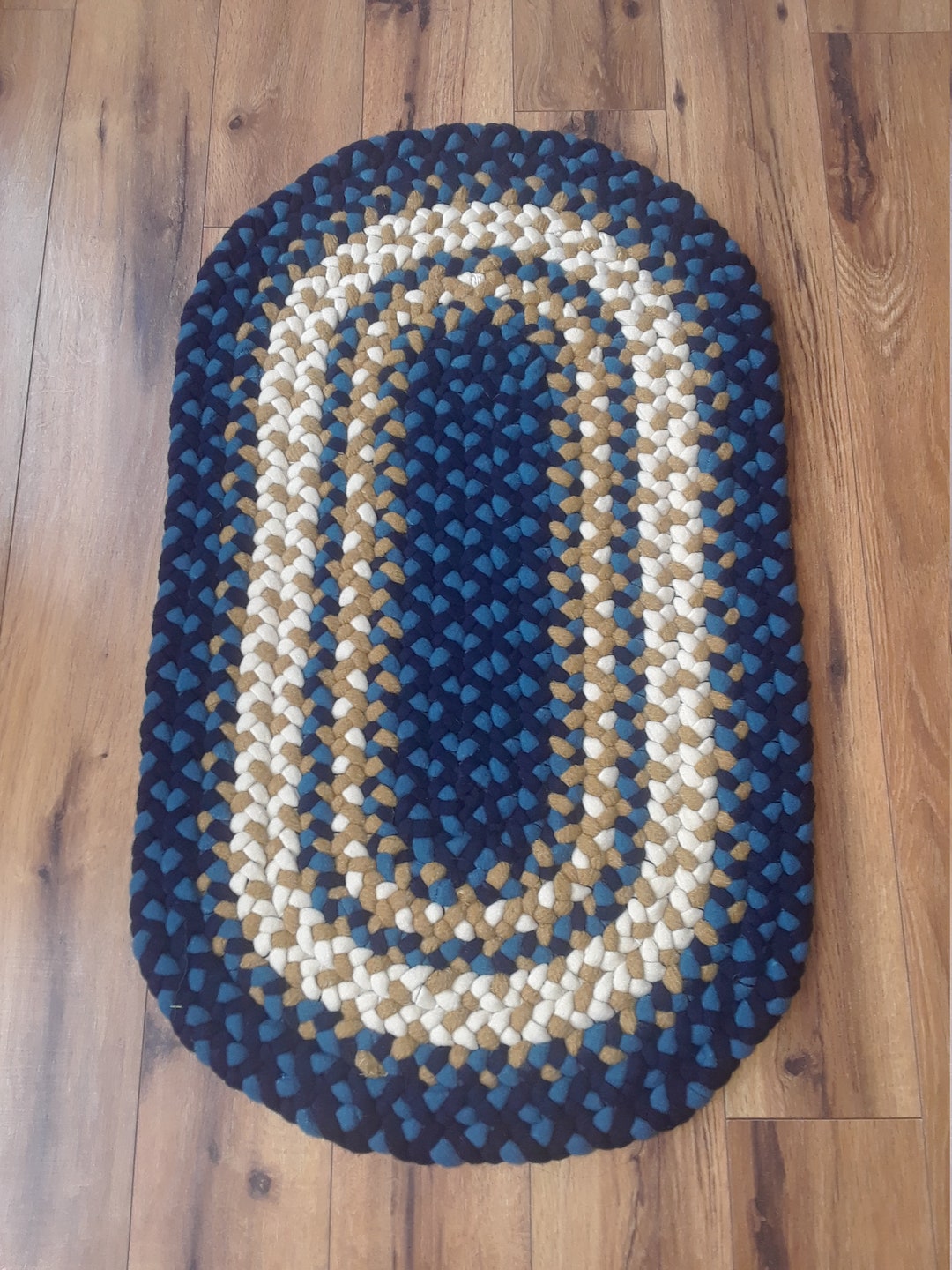 Custom Order Oval Braided Wool Rug - Etsy