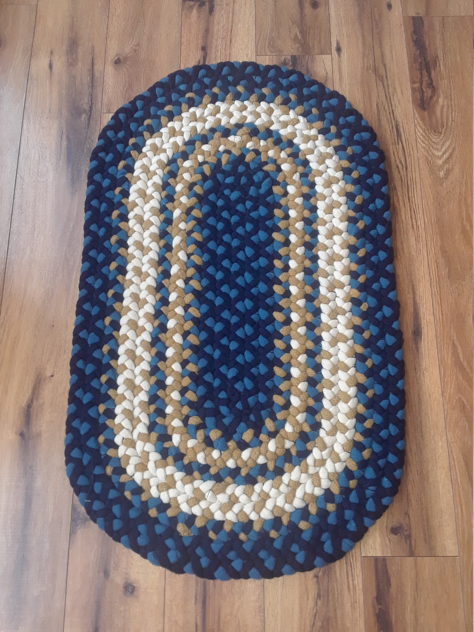 Custom Order Oval Braided Wool Rug - Etsy