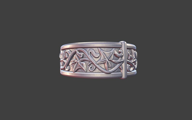 Oak Leaves Ring STL 3D Model for Casting – Laurel Wrath Gem Ring - Etsy