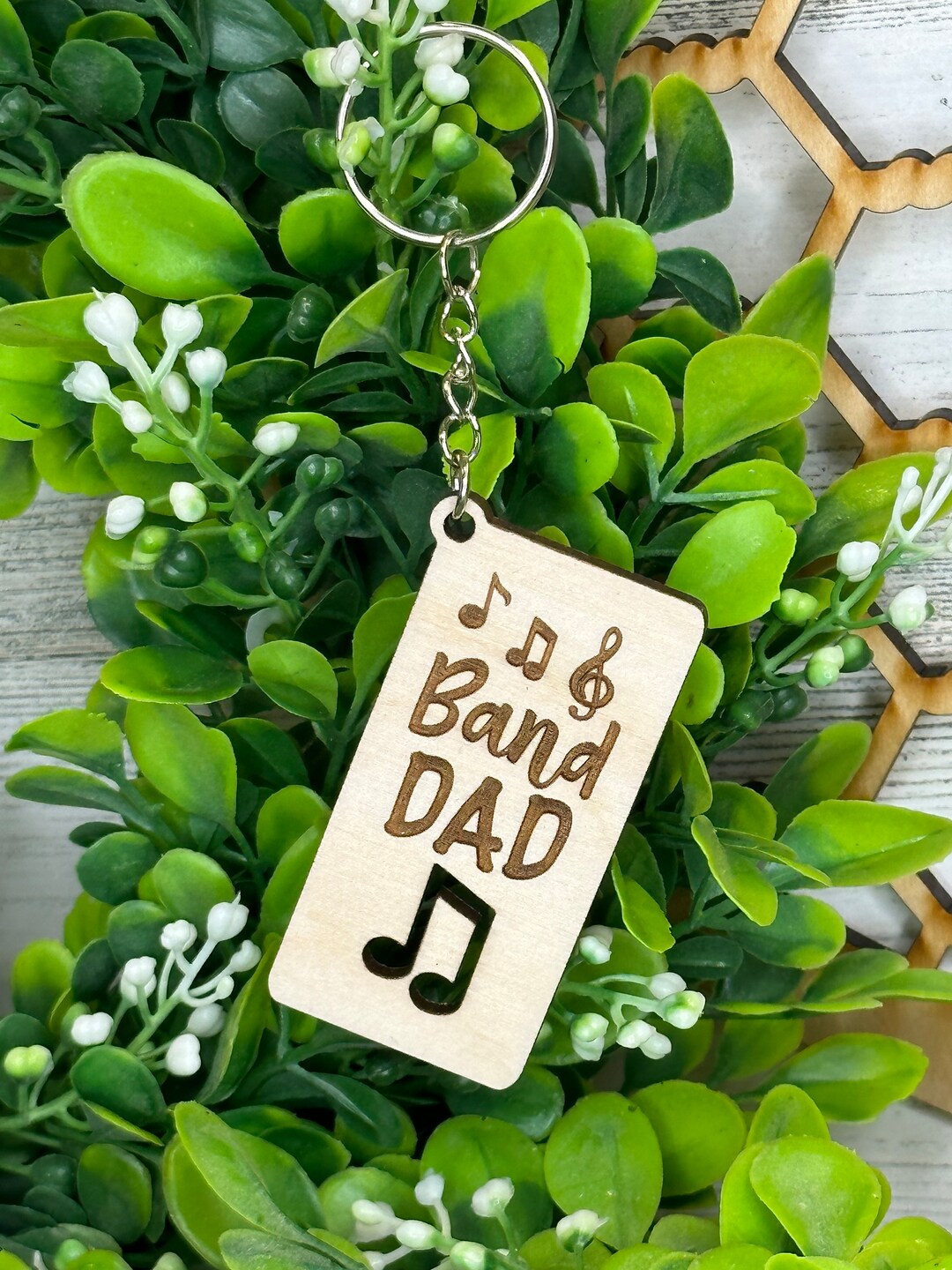 Keychain-band Dad Rectangle - Etsy