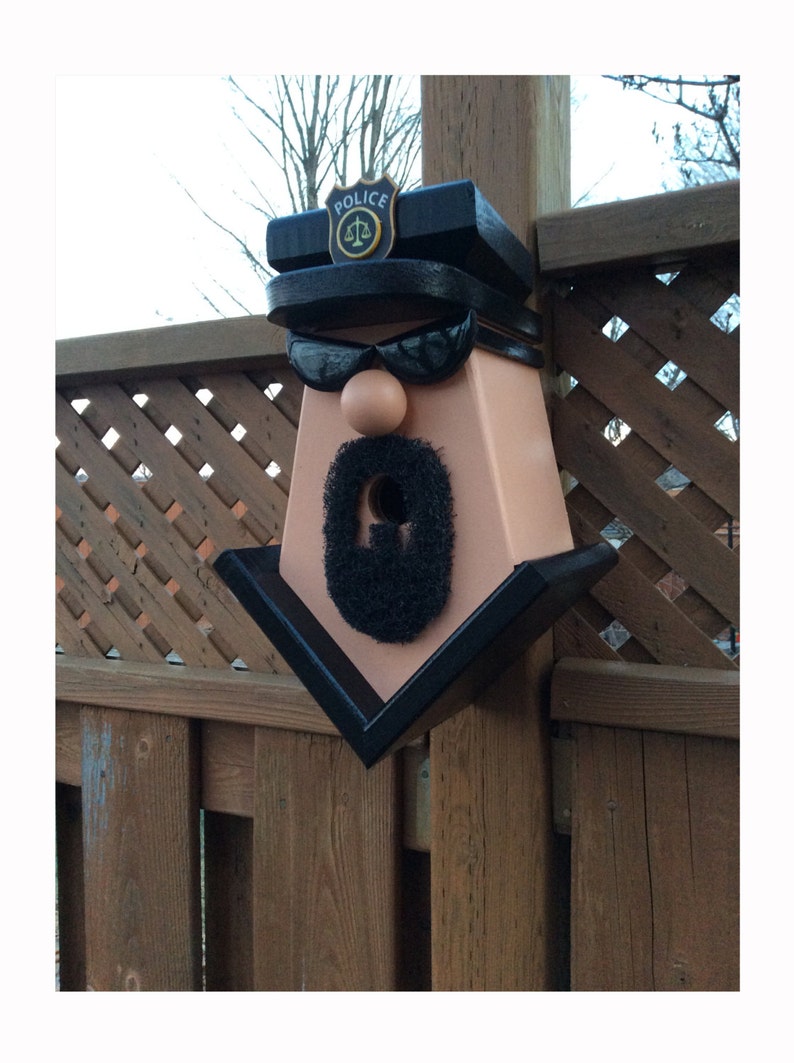Police Officer Birdhouse - Etsy