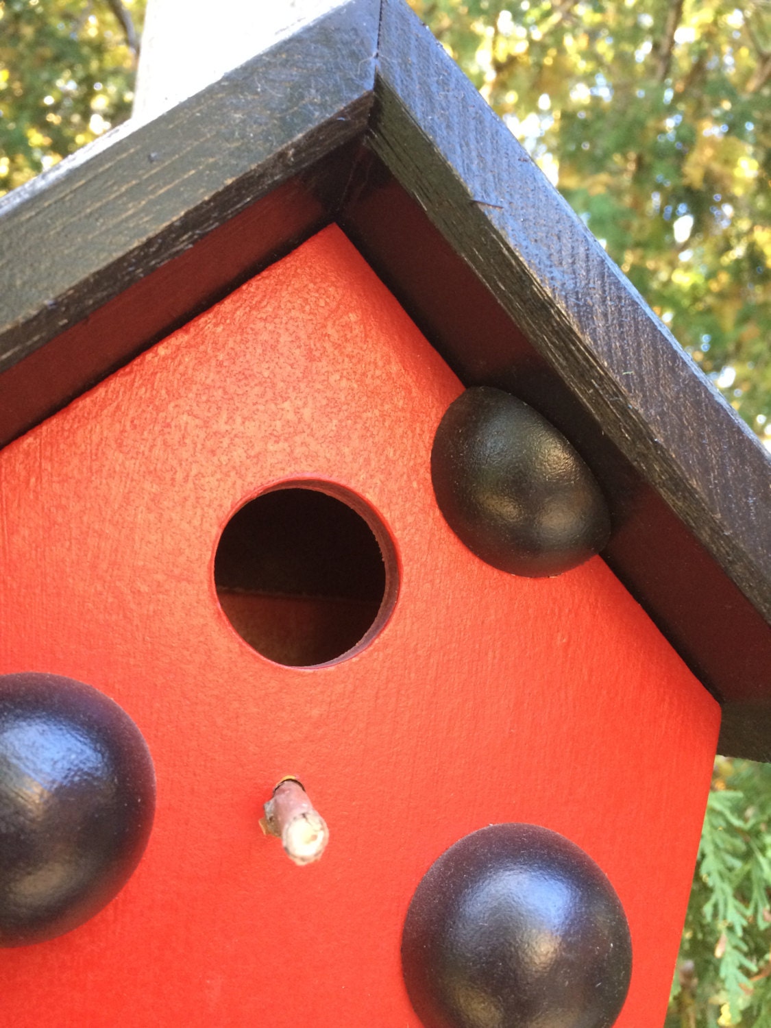 Ladybug Birdhouse | Etsy