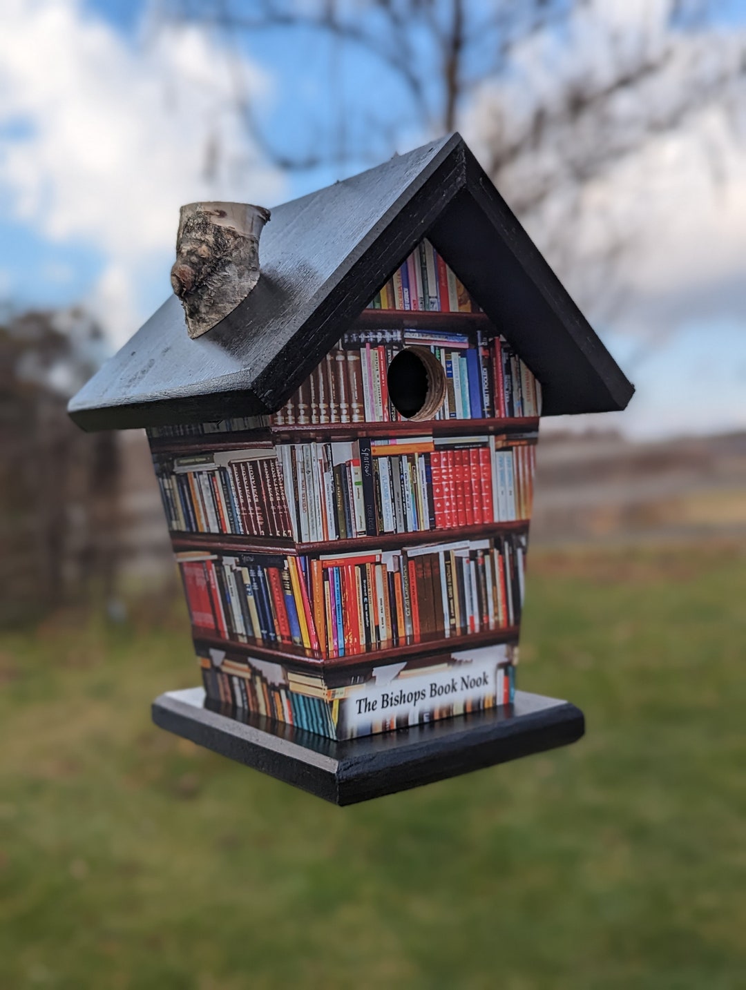 Book Nook. Personalized (wrapped Four Sides) - Etsy