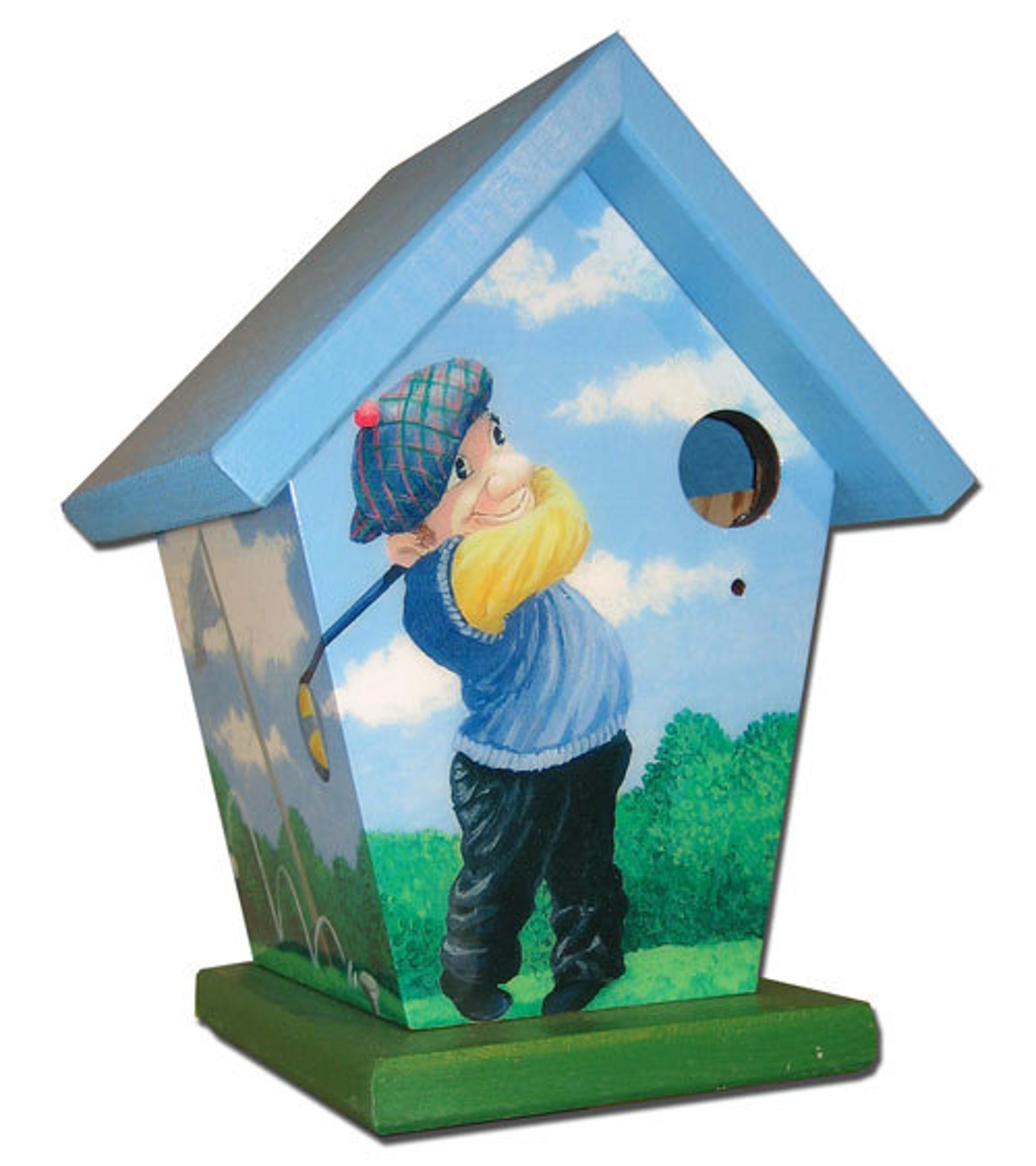 Handmade Golf Birdhouse, Vinyl Wrapped - Etsy