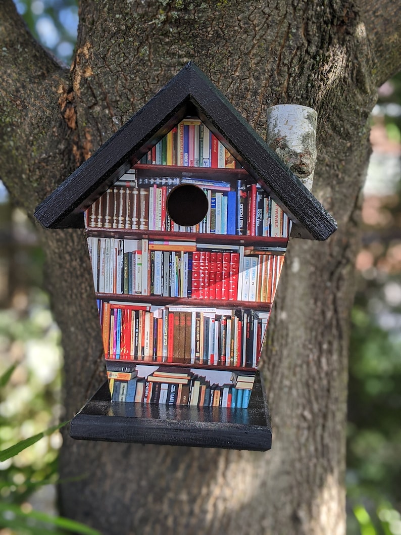 Book Nook Birdhouse - Etsy