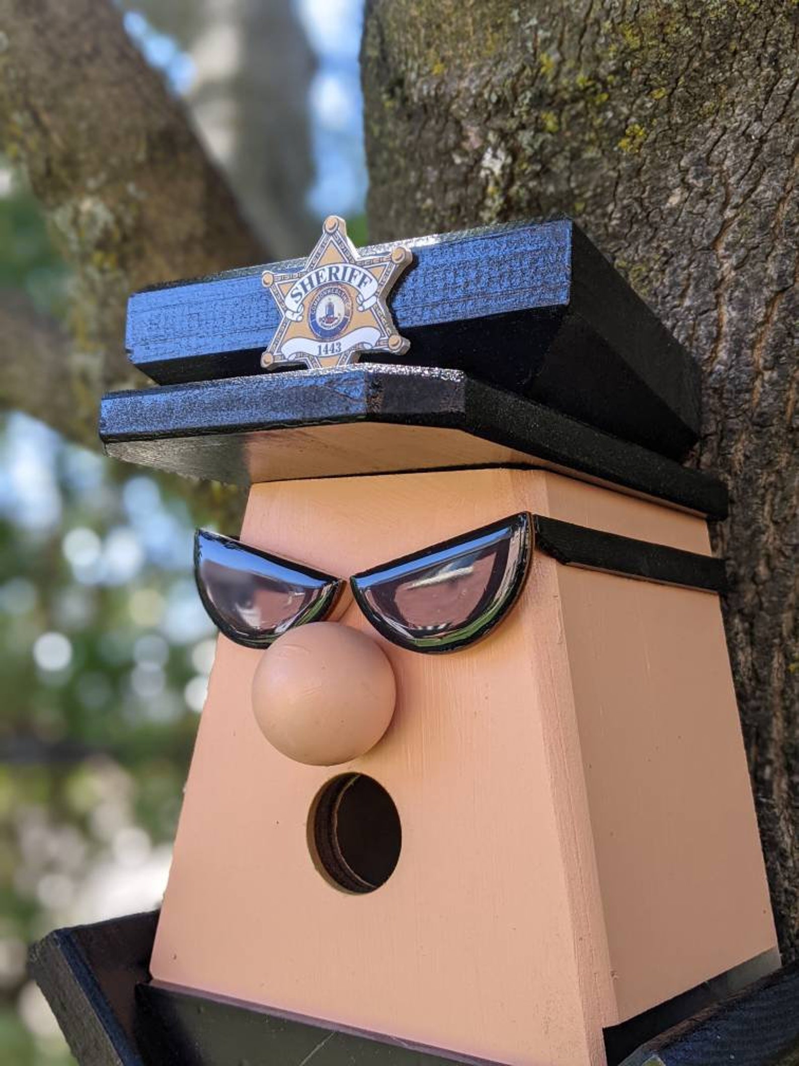 Personalized Police Officer Birdhouse - Etsy