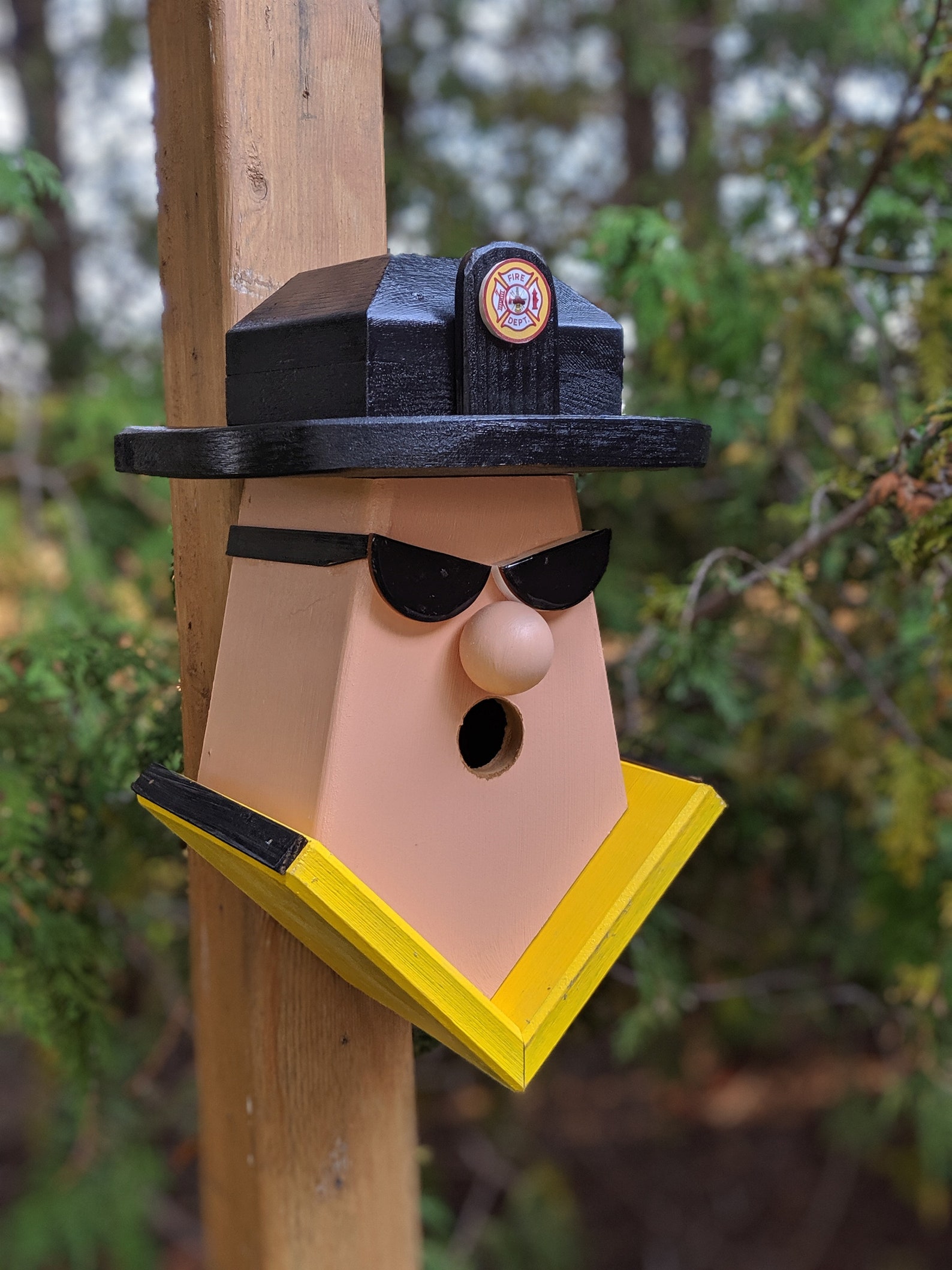 Fire Fighter Birdhouse - Etsy