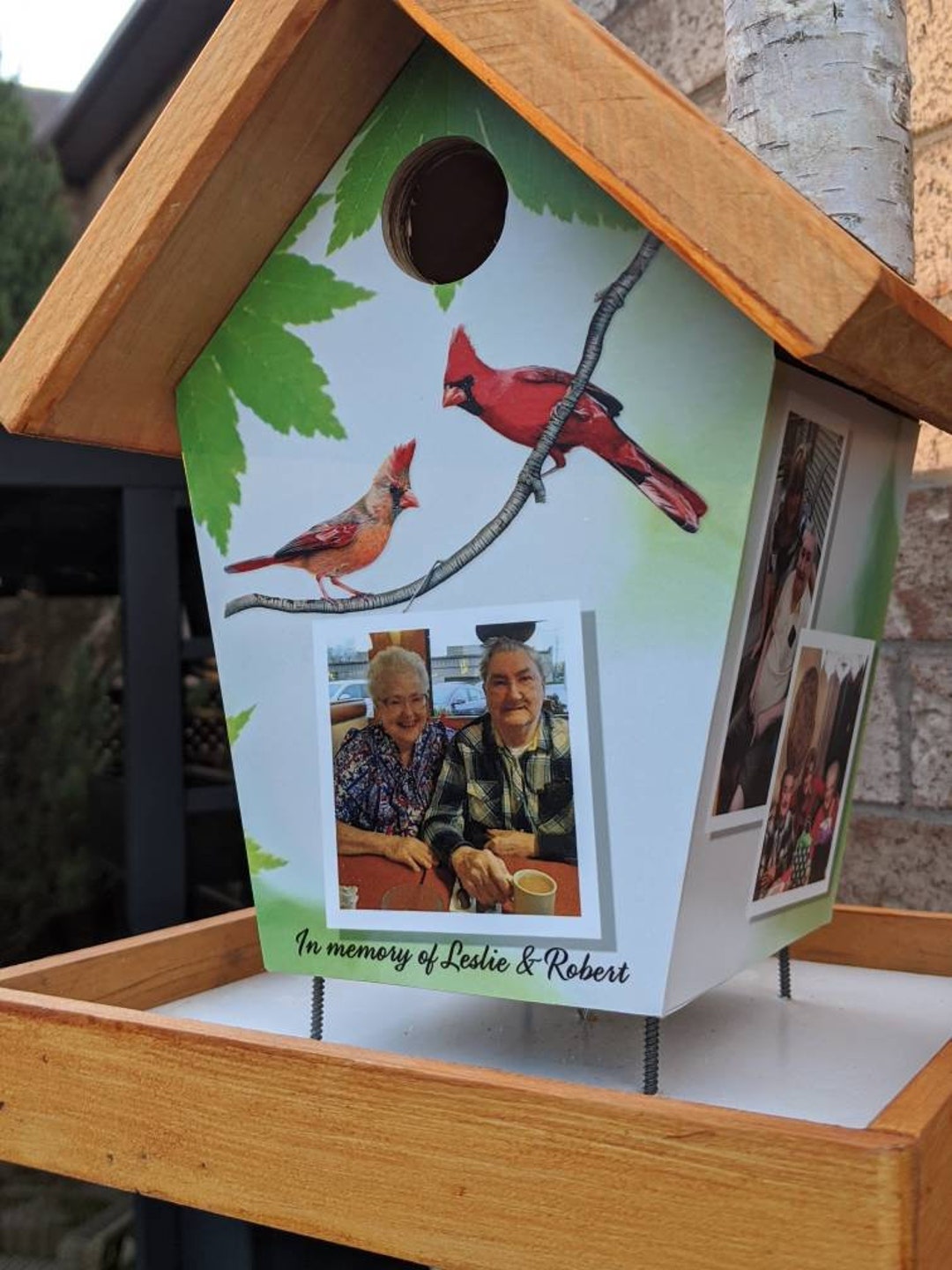 Personalized Cardinal Bird Feeder - Etsy