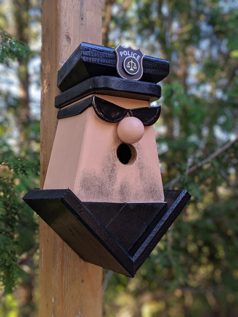 Police Officer Birdhouse - Etsy