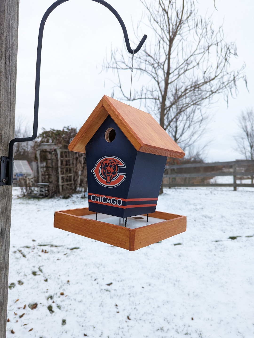 Chicago Bears Bird Feeder - Etsy