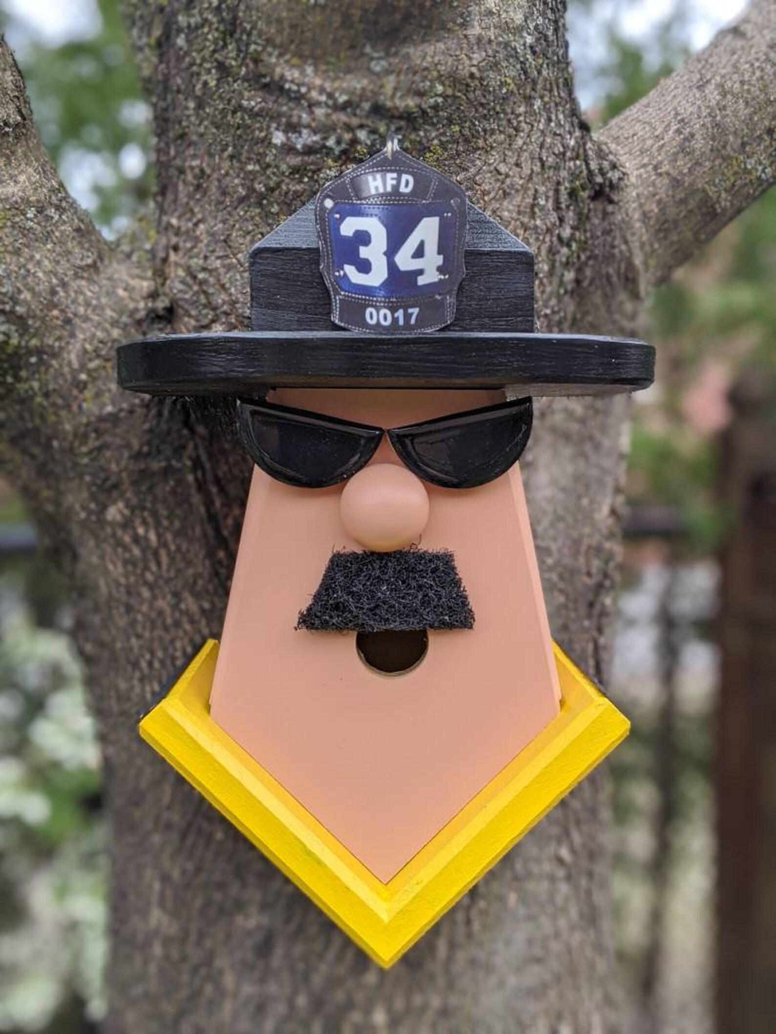 Personalized Firefighter Birdhouse - Etsy