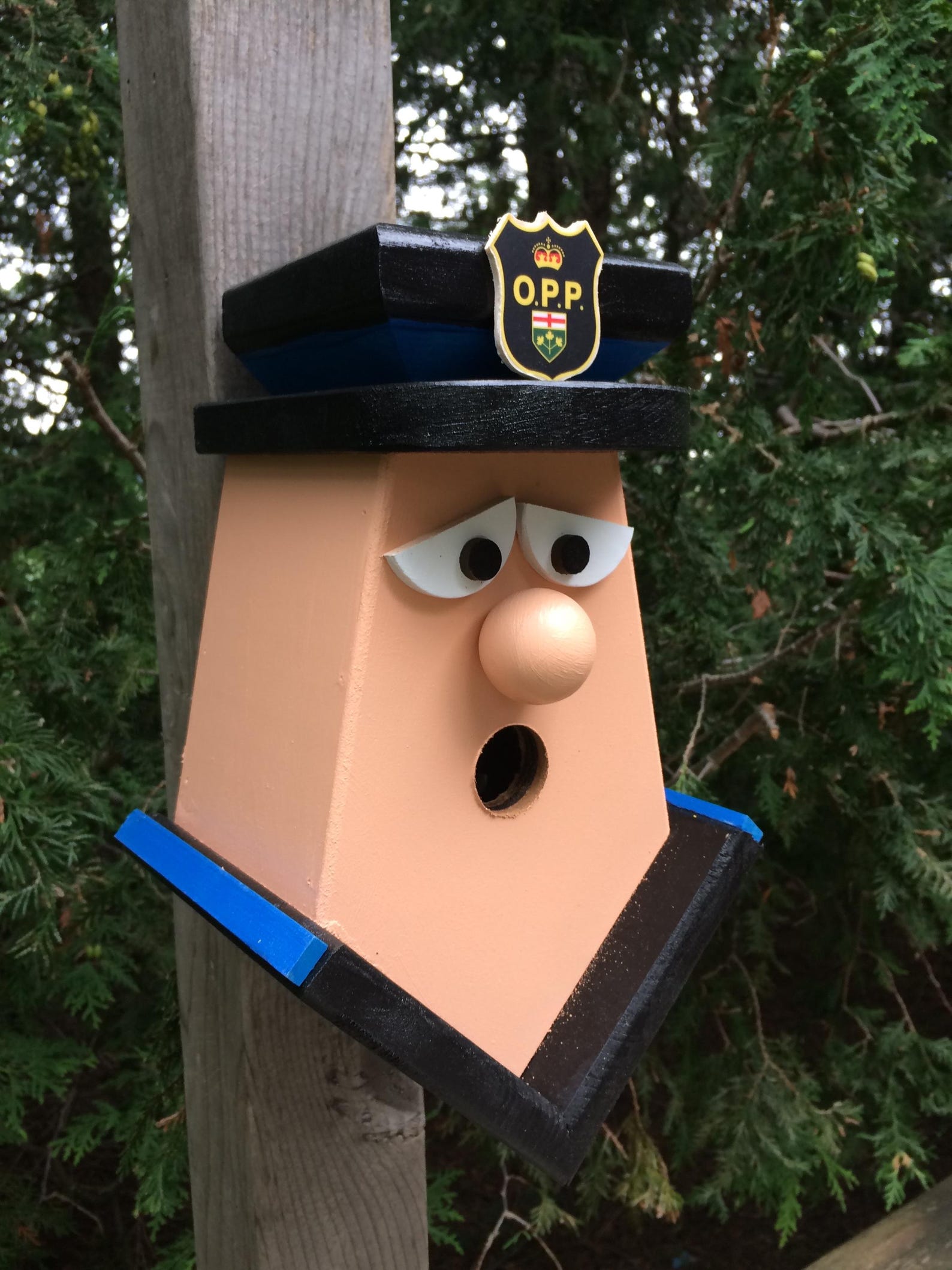 Personalized Police Badge Birdhouse - Etsy