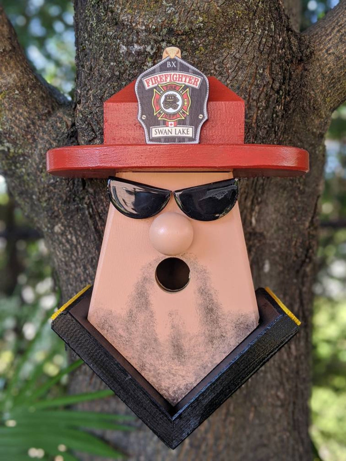 Firefighter Personalized Birdhouse - Etsy