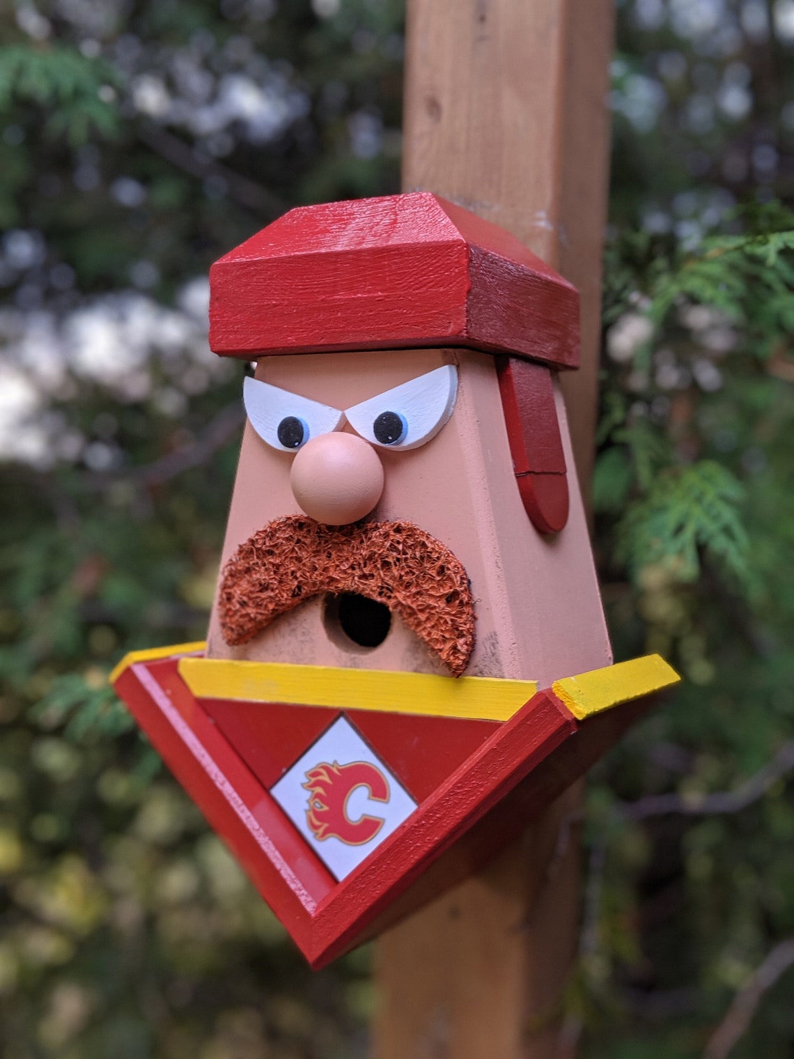 Lanny Mcdonald Inspired Birdhouse, Hockey Fan Gift - Etsy