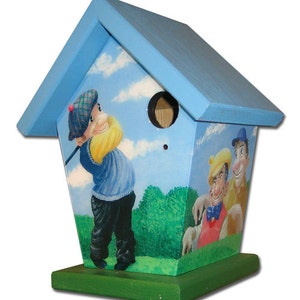 Handmade Golf Birdhouse, Vinyl Wrapped - Etsy