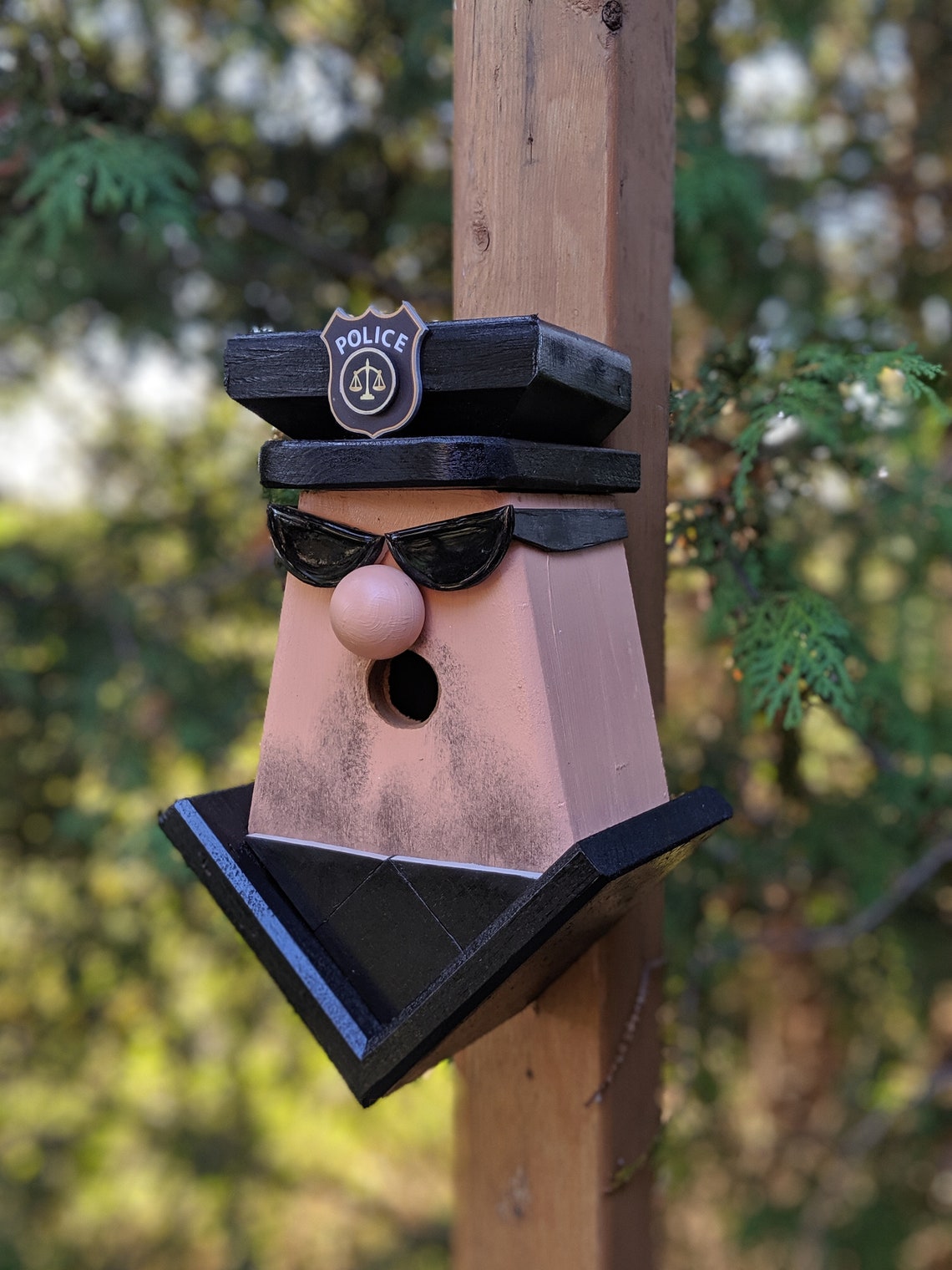 Police Officer Birdhouse - Etsy