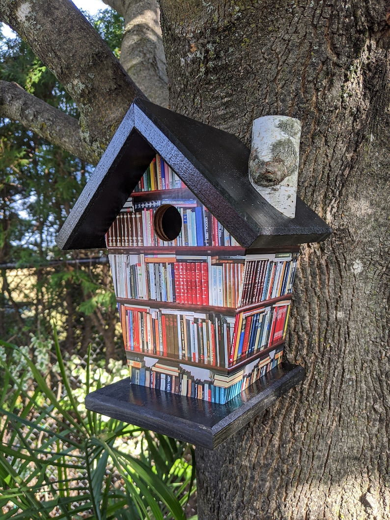 Book Nook Birdhouse - Etsy