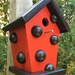 Ladybug Birdhouse - Etsy