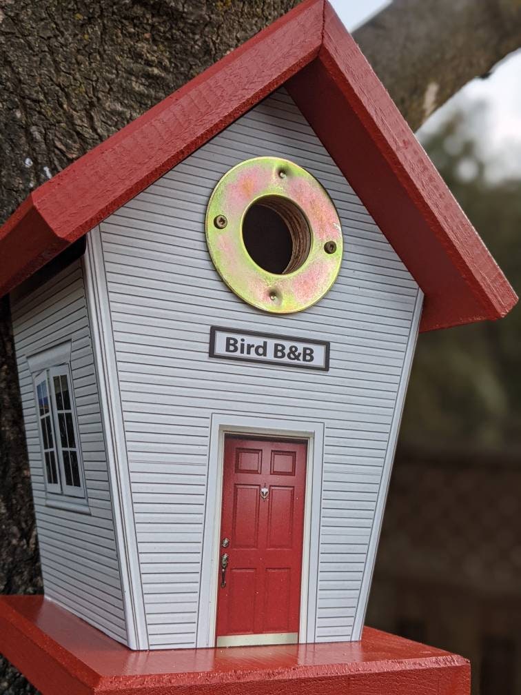 Bird B&B Birdhouse - Etsy