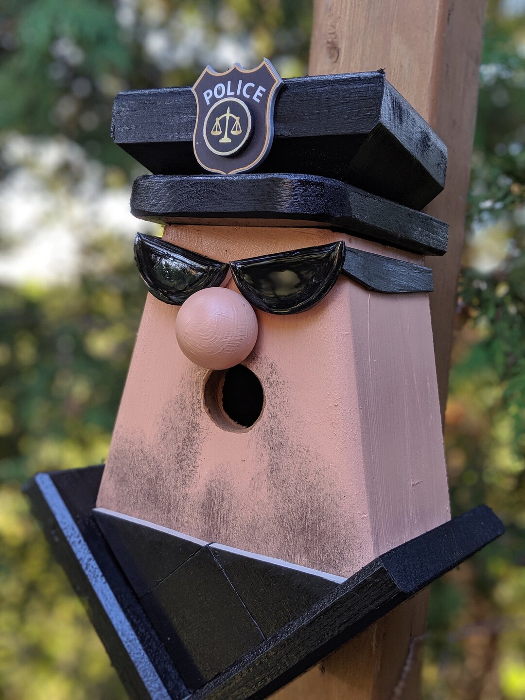 Police Officer Birdhouse - Etsy