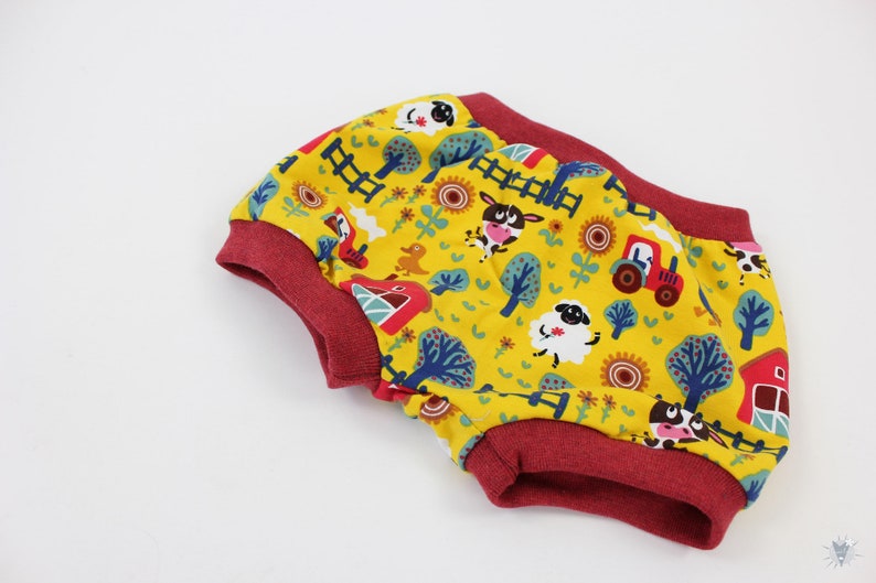 Panties With Farm Animals Green Yellow - Etsy