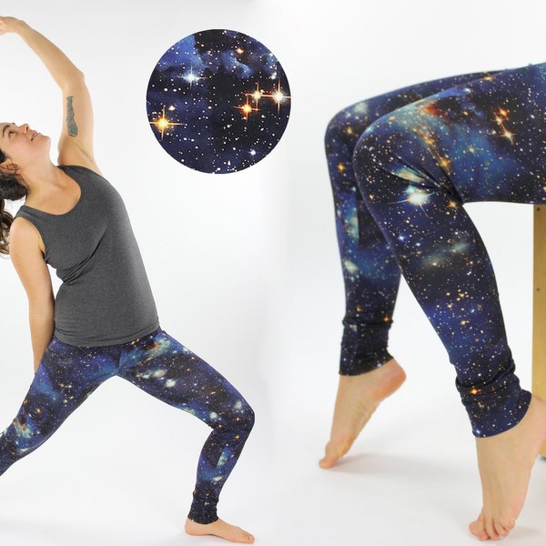 Galaxy Leggings - Etsy