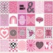 Pink Collage Wall Kit: 24 A5 Art Prints (digital Download) - Etsy