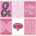 Pink Collage Wall Kit: 24 A5 Art Prints (digital Download) - Etsy