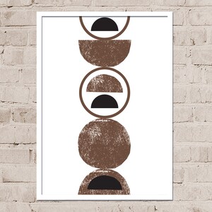 Brown Print Bundle...24 A5 Digital Download Prints, Collage Wall Kit ...