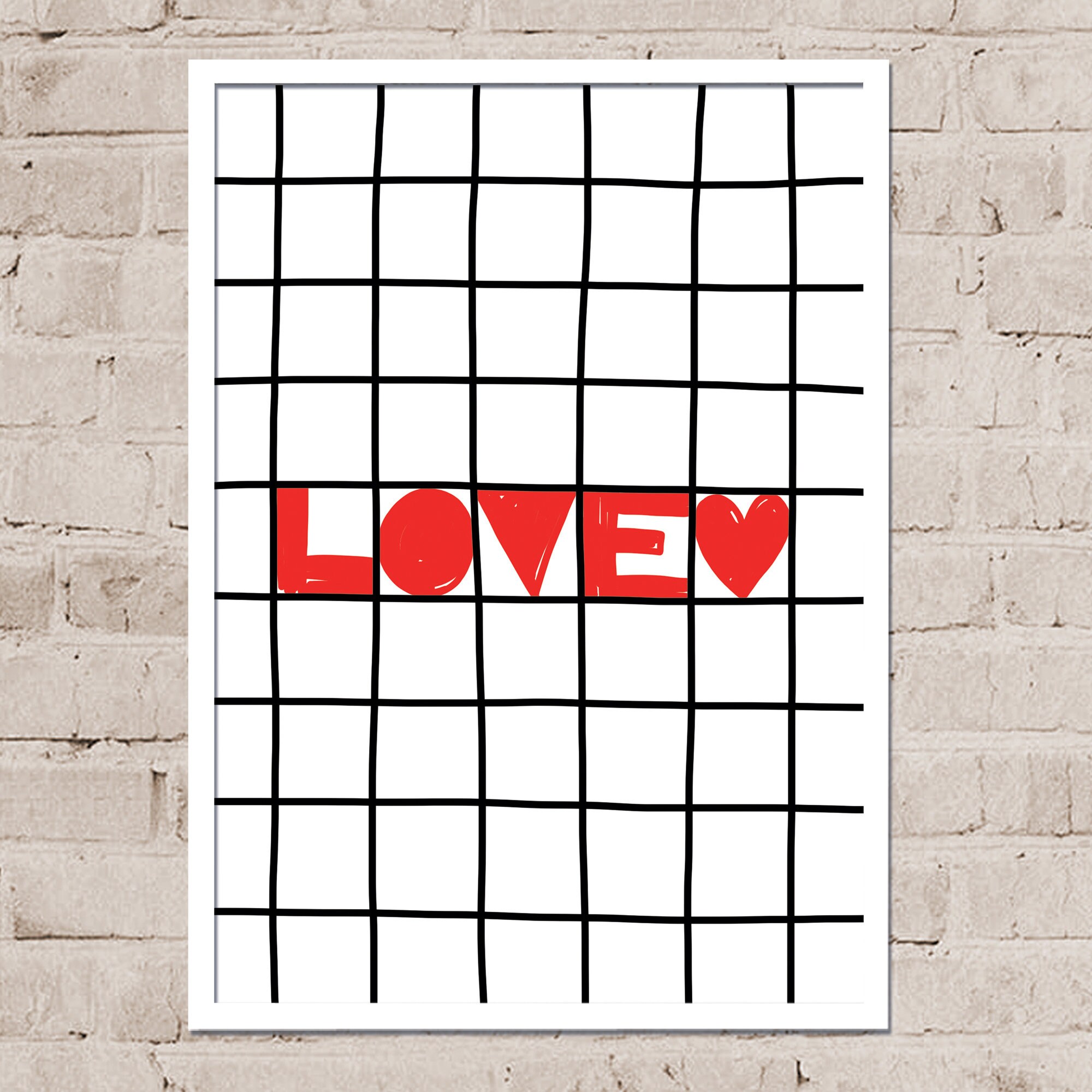 Red Print Bundle...24 A5 Digital Download Prints, Collage Wall Kit, Art ...