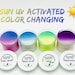 Photochromic Sun UV Activated Color Changing Fabric Paints for Shoes ...