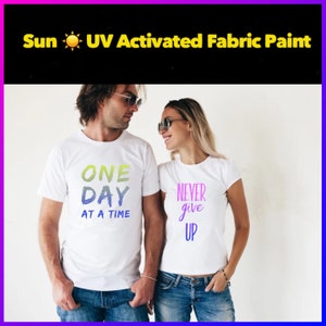 Photochromic Sun UV Activated Color Changing Fabric Paints for Shoes ...