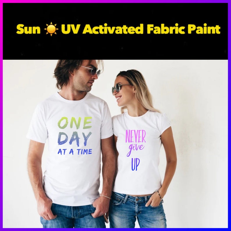 Photochromic Sun UV Activated Color Changing Fabric Paints for Shoes ...