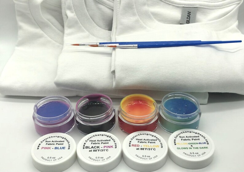 DIY Color Changing T-shirts Temperature and Sun UV Activated - Etsy UK