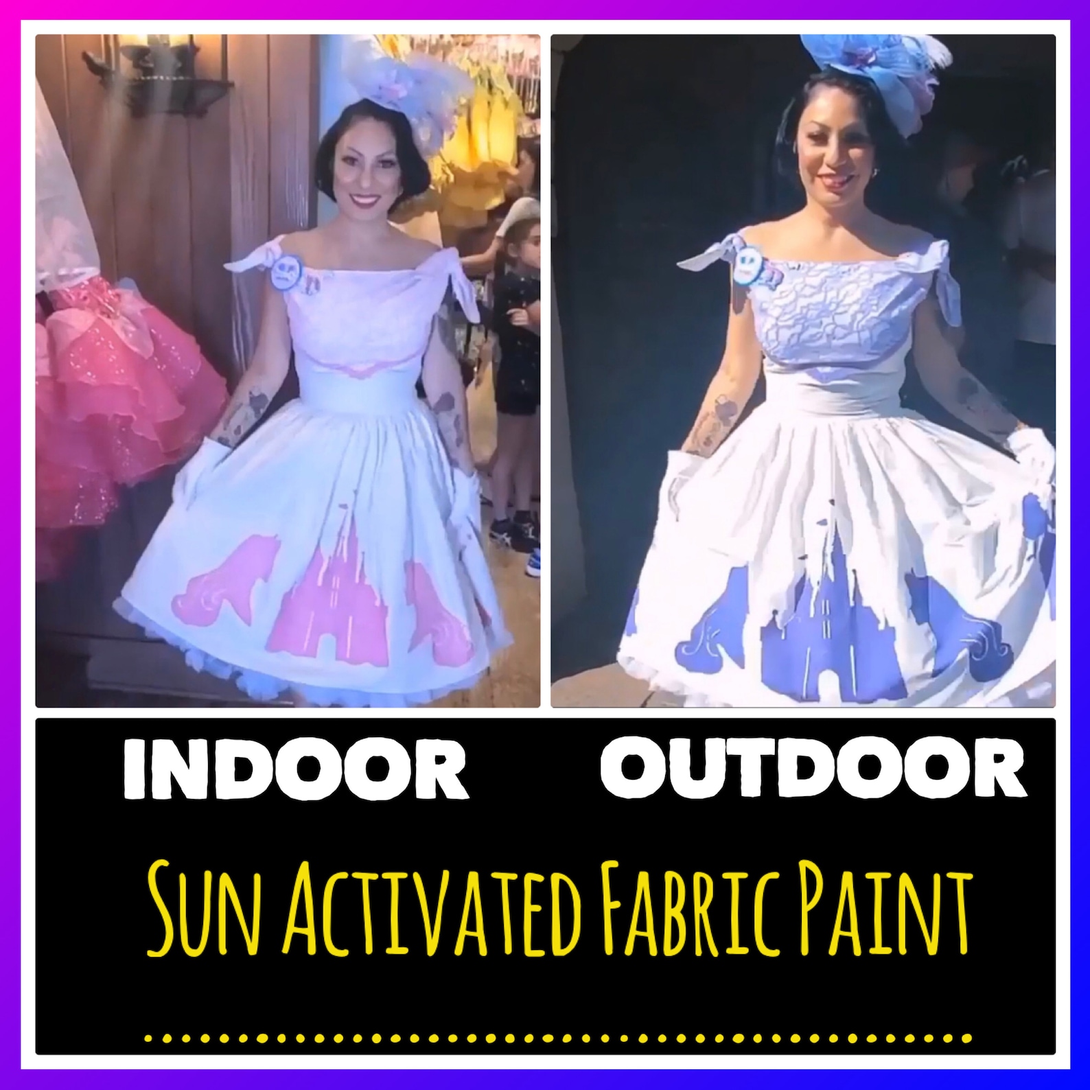 Photochromic Sun UV Activated Color Changing Fabric Paints for Shoes ...