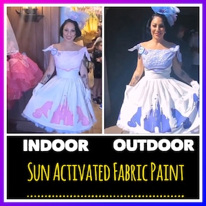 Photochromic Sun UV Activated Color Changing Fabric Paints for Shoes ...