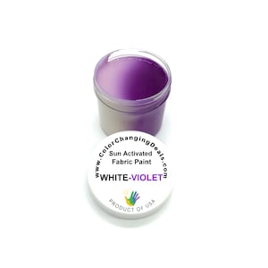 Photochromic Sun UV Activated Color Changing Fabric Paints for Shoes ...