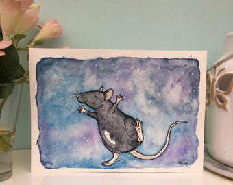 Rat painting | Etsy