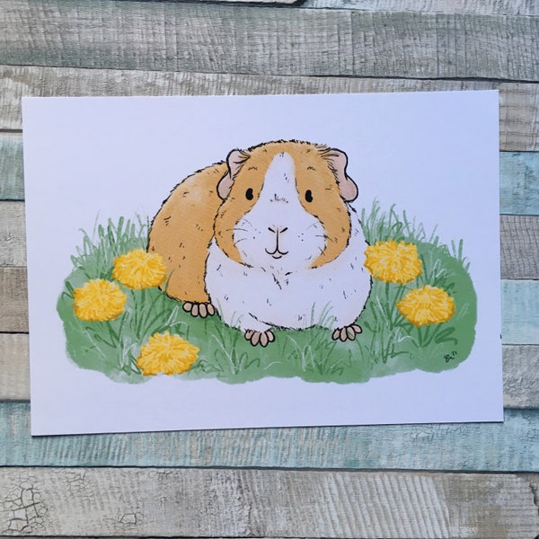 Guinea Pig Art - Etsy UK