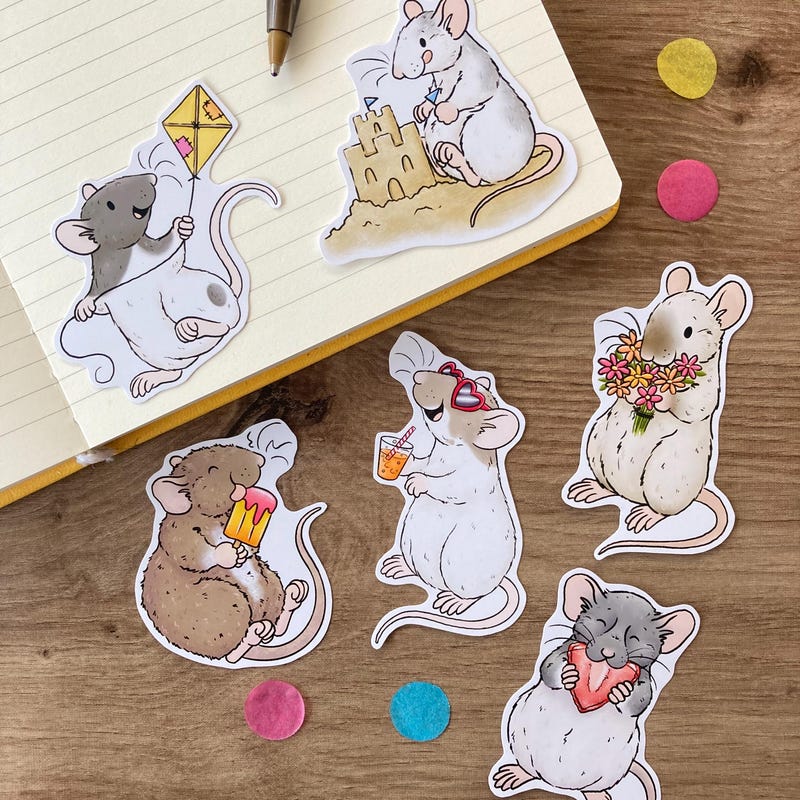Rat Sticker - Etsy
