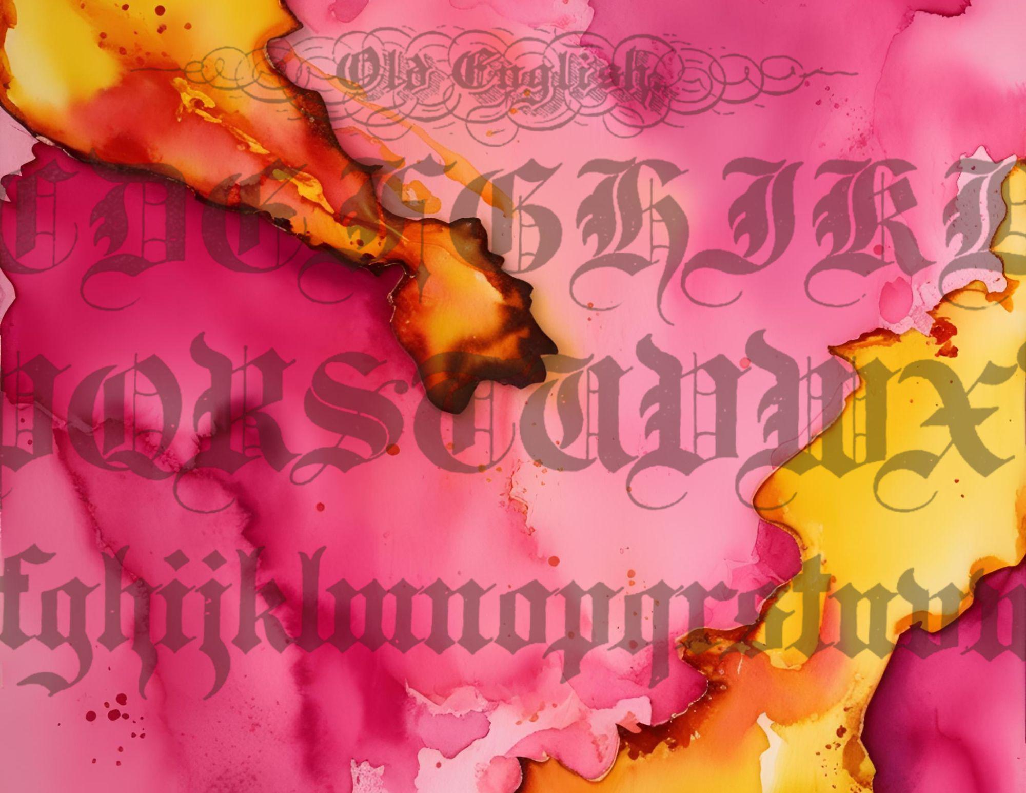 Gold & Ruby Paper Pack: Art Journal Ephemera (digital Download) - Etsy