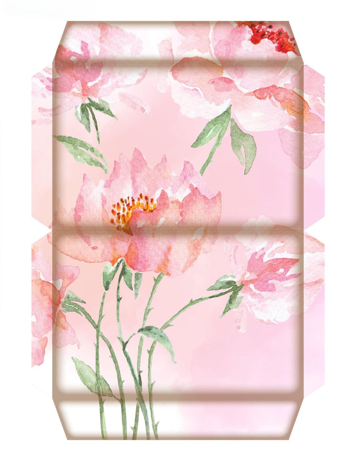 Floral Envelope Templates: 30 Printable Designs (digital Download) - Etsy