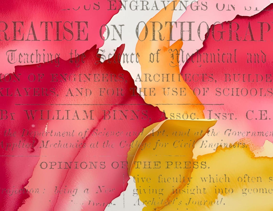 Gold & Ruby Paper Pack: Art Journal Ephemera (digital Download) - Etsy
