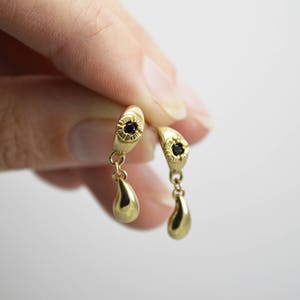 Teary Eye Earrings, Crying Eye Earrings, Evil Eye Earrings, Eye Dangle Earring, Teardrop Studs ...