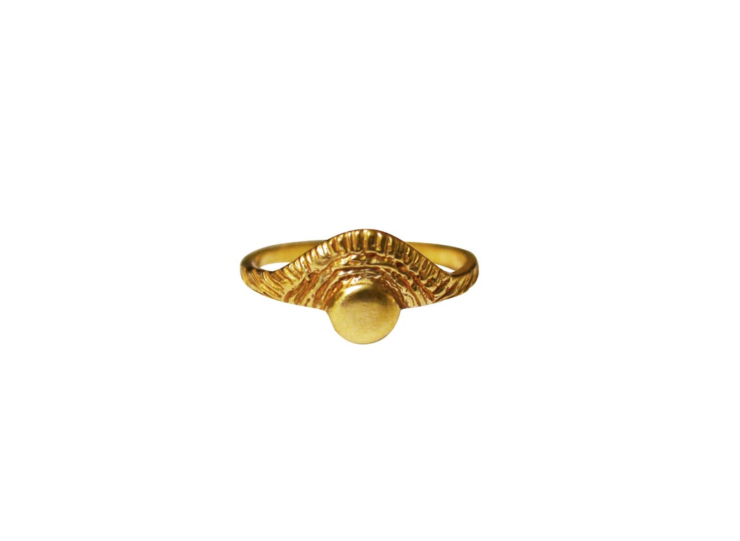 14k Gold Sun Ring, Sun Ring, Sunshine, Gold Sun, Celestial Jewelry - Etsy